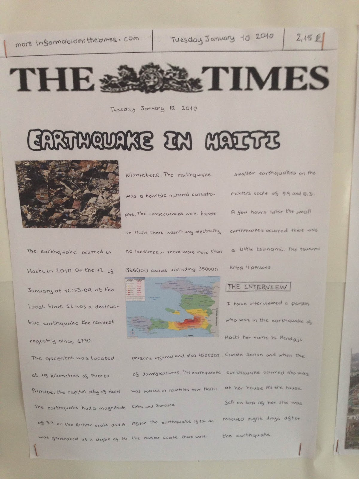 Clil in Aragon: Making learning come alive: creating newspaper articles