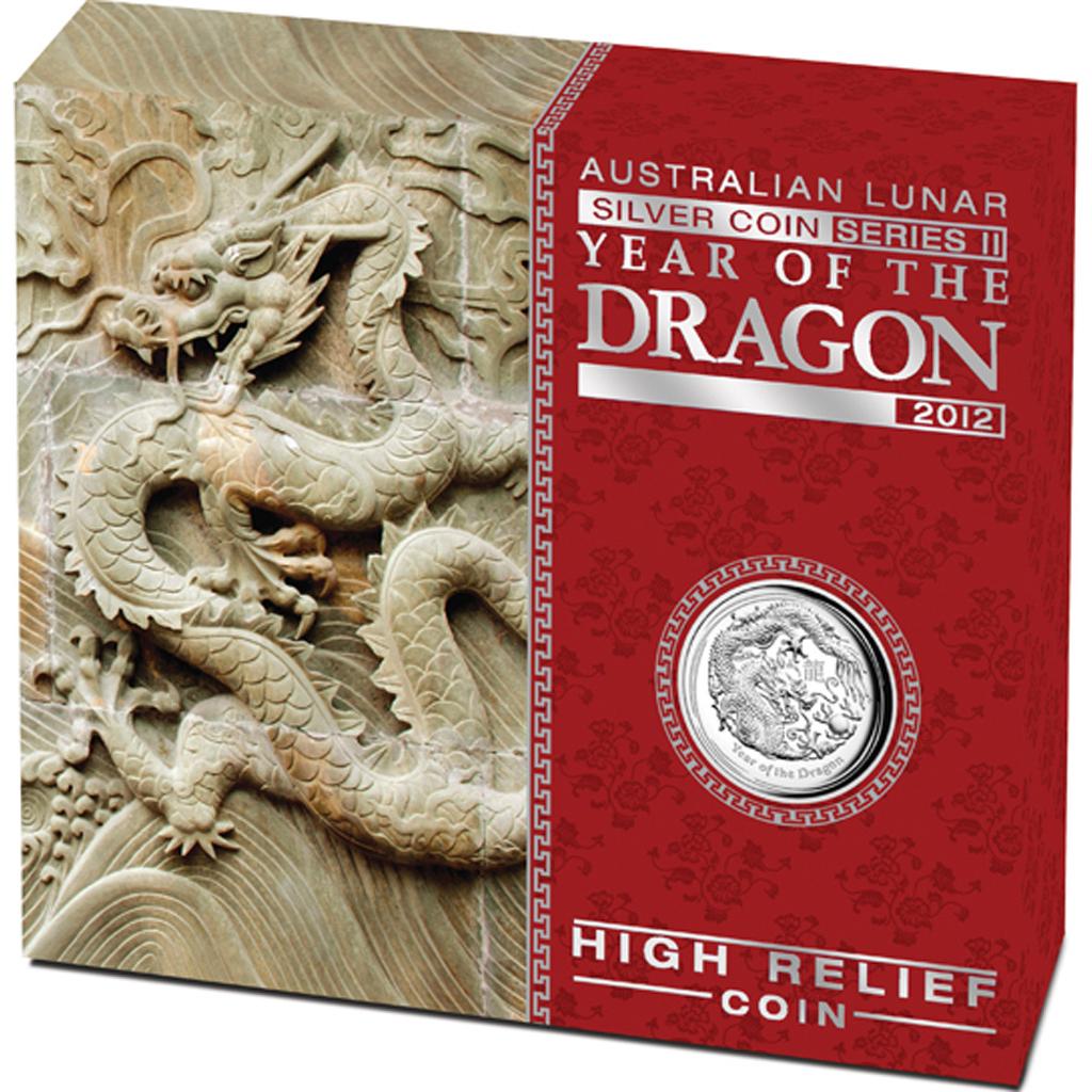 Ounces of Silver: Lunar Series II 2012 Year of the Dragon – 1oz Silver ...