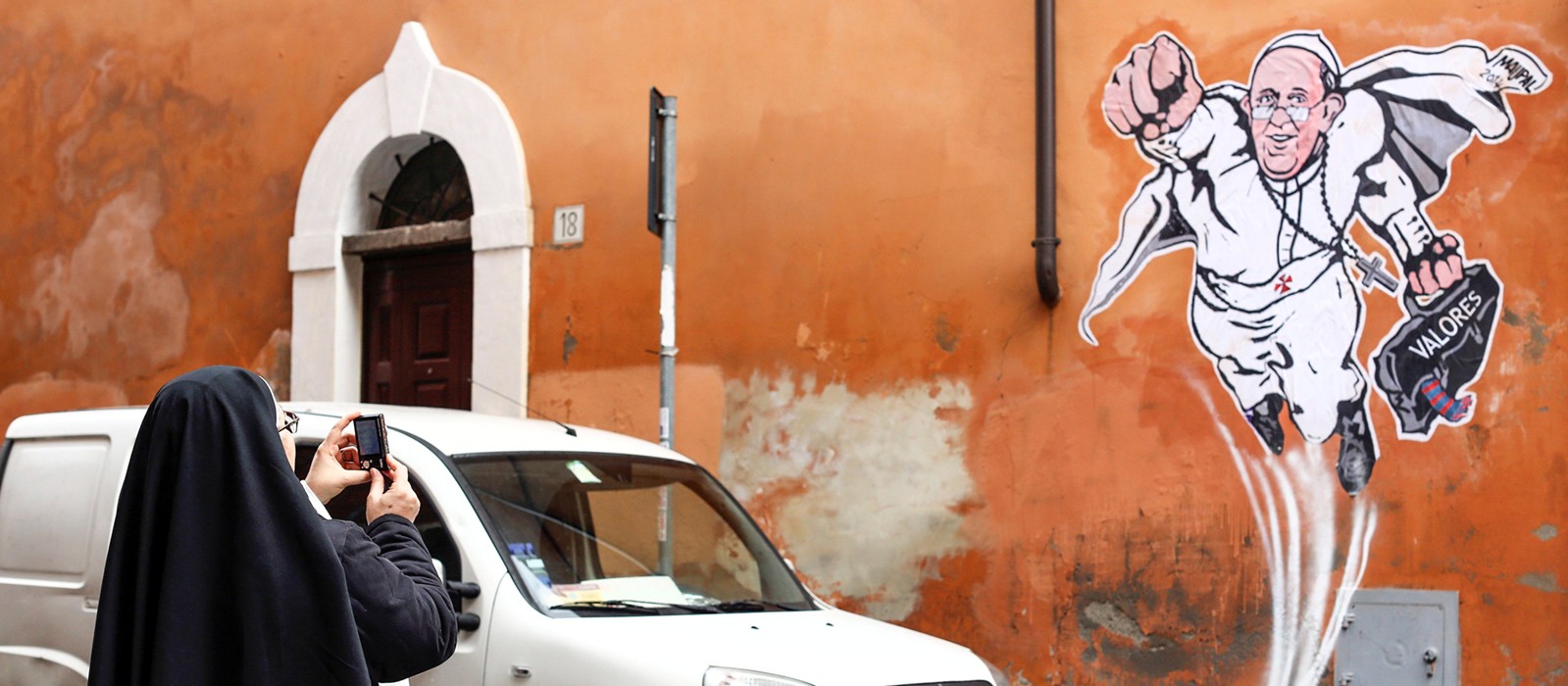 "Superman-Pope" now as official T-shirt