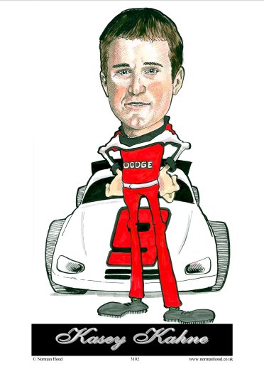 THE CARTOONSTORE: KASEY KAHNE - NASCAR