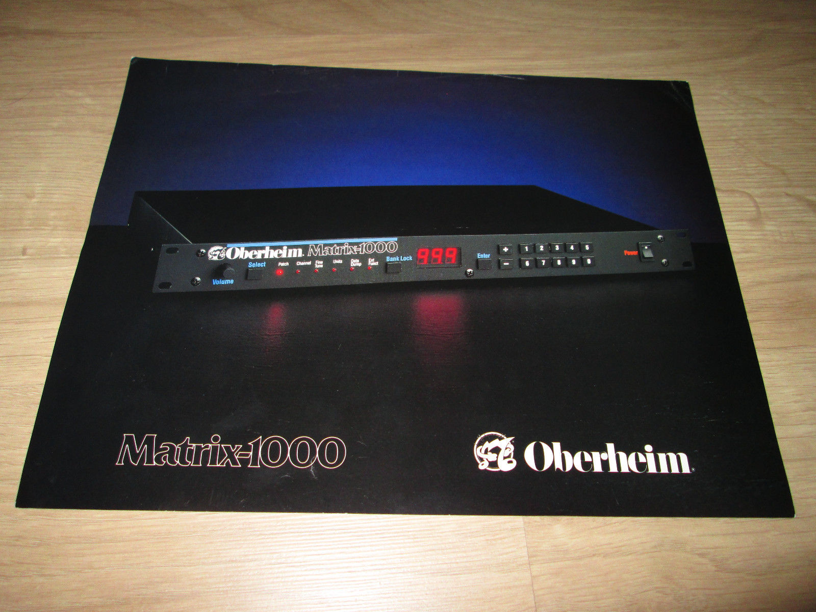 MATRIXSYNTH: Oberheim Matrix-1000 - Original Vintage Synthesizer Brochure