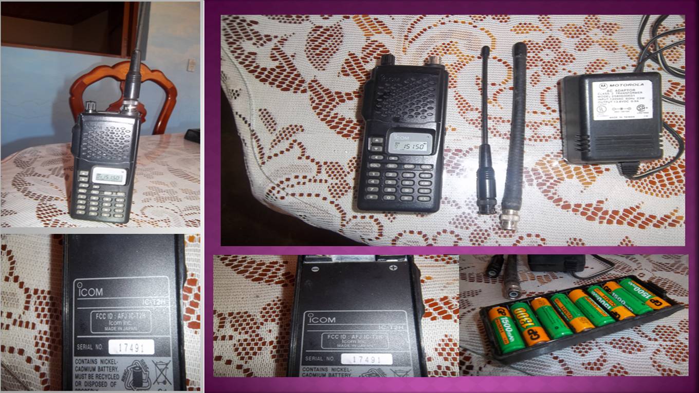 Telcel Contratación: Radio Icom IC-T2H (El mercado es libre) Se vende