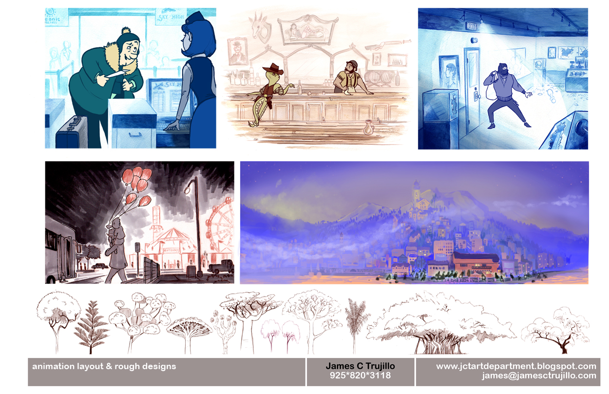 Illustration Updates: VISUAL DEVELOPMENT PORTFOLIO