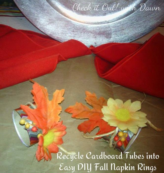 Check it Out! with Dawn: #TBCCrafters Craft Hop - Easy DIY Fall Napkin ...
