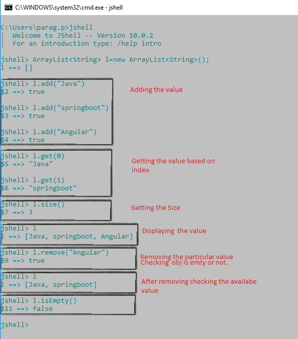JShell in Java 9 - Part 3 - EkumeedHelp