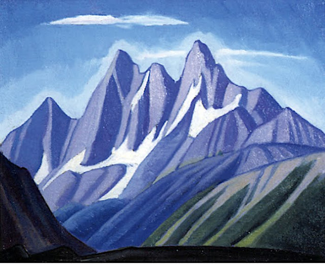 Wandering Silent Vertexes and Frozen Peaks: MOUNT GOODSIR PAINTED BY ...
