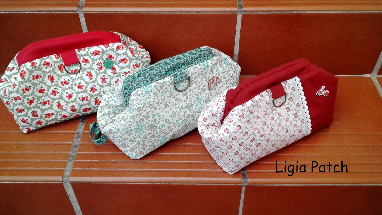 Ligia Patch: NECESERES CON BOQUILLA TUBULAR