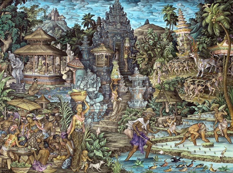 Art Lover: Lukisan Tradisional Bali daerah Ubud