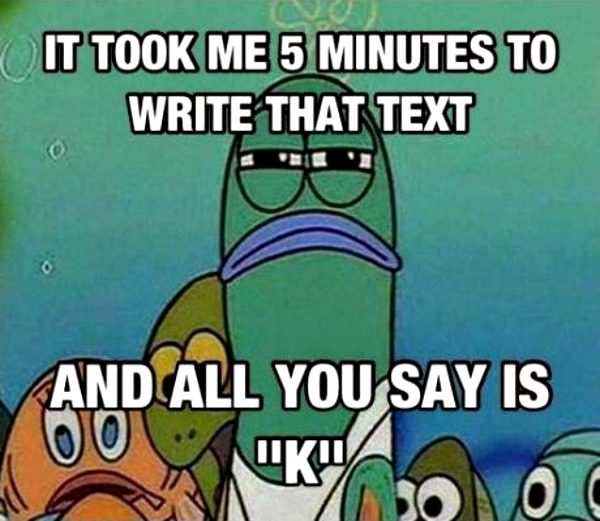 How often do you text/call someone that you like