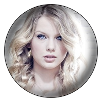 Viciada em PhotoScape e PhotoFiltre: Taylor Swift - Button's