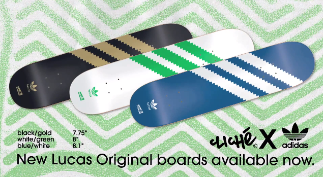 El patín: Cliché x Adidas: Lucas Puig Pro Board