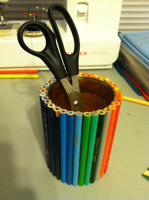 Crafting with Natalie: Colored Pencil Can