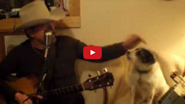 Country Singer Sings Duet With His Dog