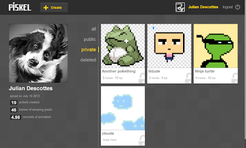 Piskel la potente aplicación online para crear Pixel art ~ PixelArt