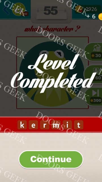 What Character ? Level 55 ~ Doors Geek