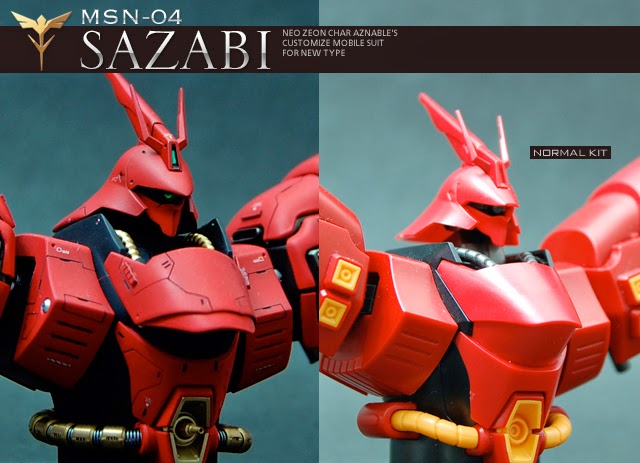Custom Build: HGUC 1/144 MSN-04 Sazabi "Detailed"