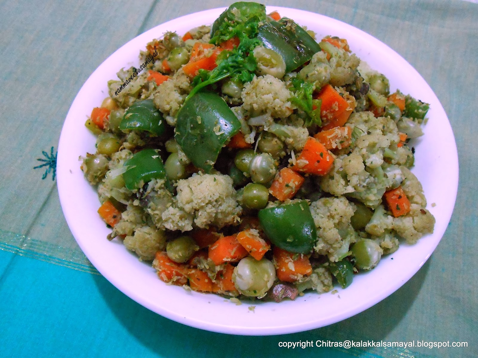 kalakkalsamayal: Cauliflower Masala Curry