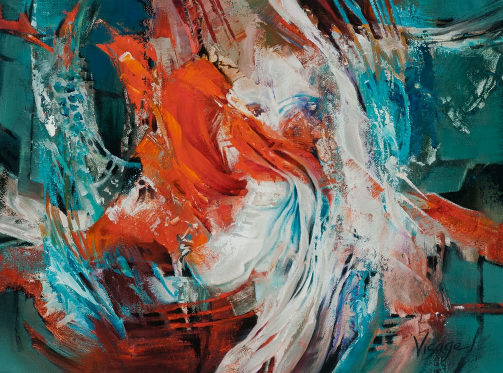 Arte y Actividad Cultural: Cuadros Abstractos al Óleo