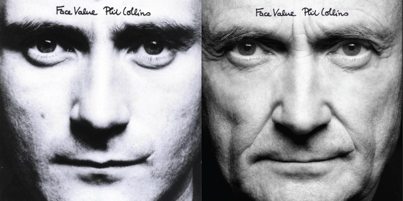 Take A Look At Phil Collins Now, Remastered Album Art Side-By-Side With ...