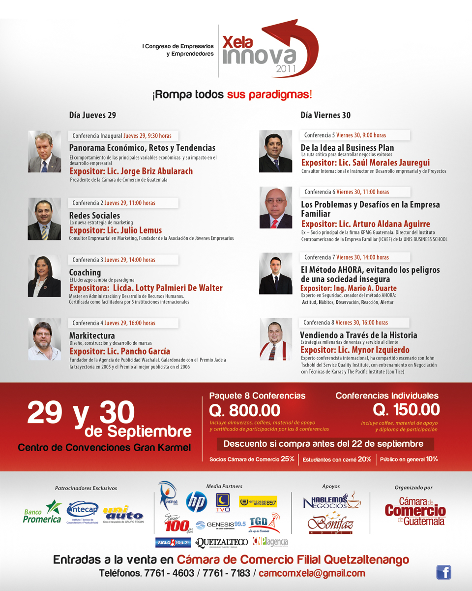 LA OPINIÓN DE CÉSAR PÉREZ MÉNDEZ: Xela Innova comienza en dos días