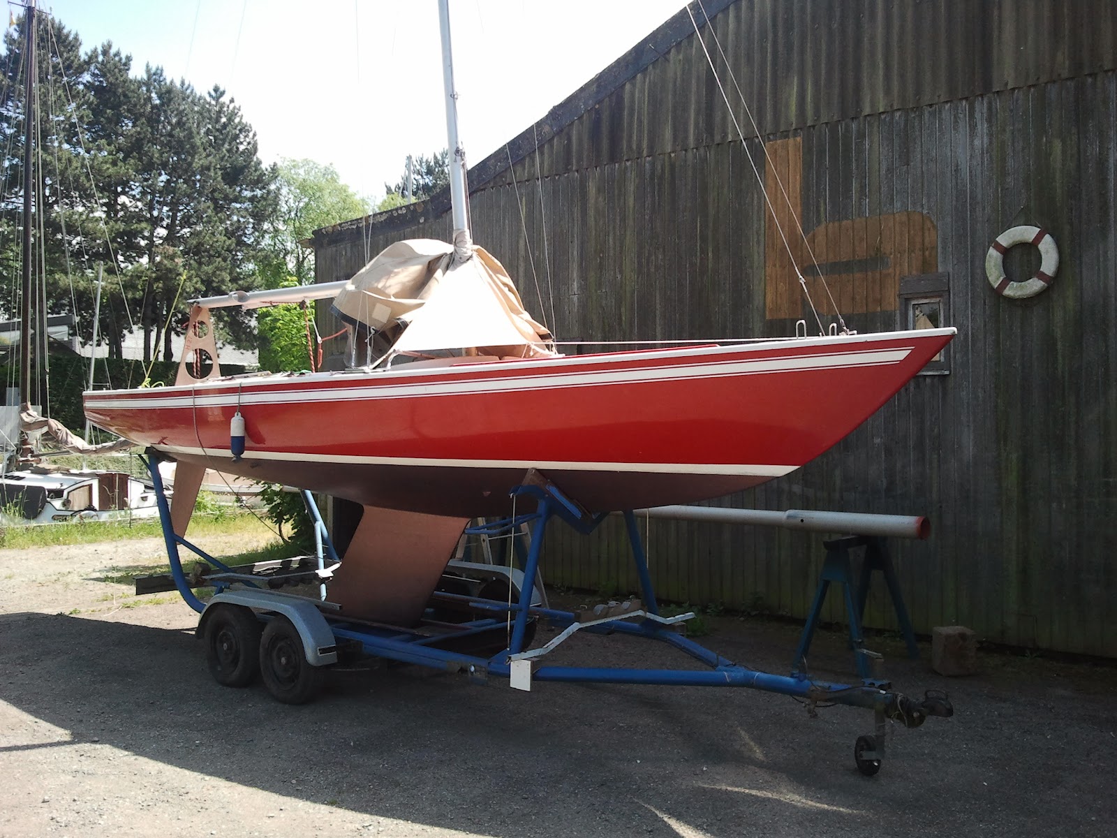 Nederlek Regatta: Nieuwe zeilboot voor de Nederlek Regatta, een beauty!