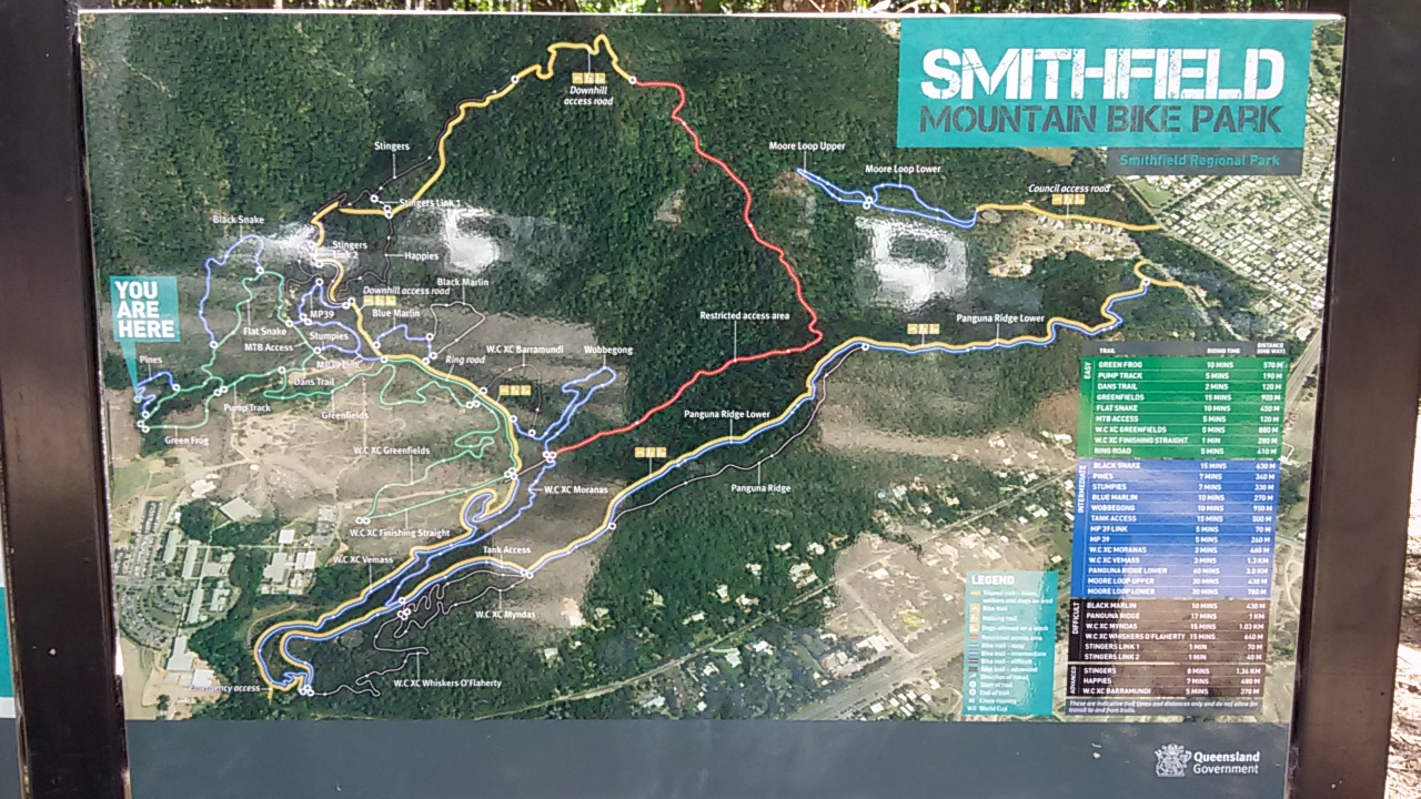 Smithfield MTB Park near Cairns, Australia