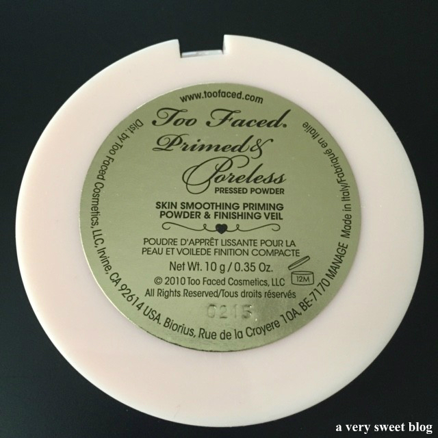 Too Faced Primed & Poreless Face Primer & Pressed Powder Review And ...