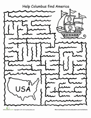 dibujos de Cristóbal Colón para colorear - Blog de imágenes