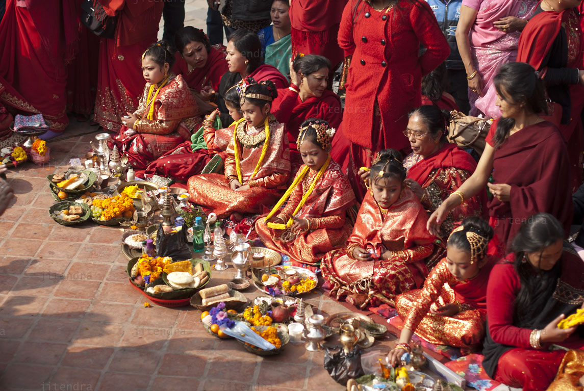 Jiten's world: Bel Biwaha of a Newar Girl