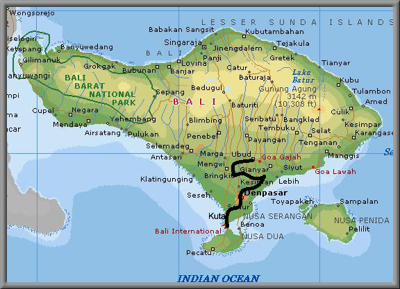 Blaisou & Coco - Asian Trip: Voyage en scooter == Kuta == Ubud