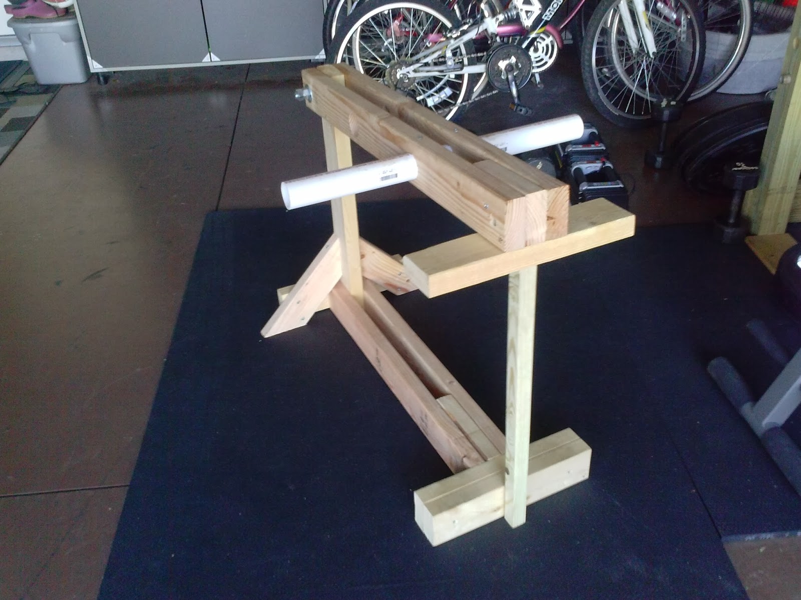Homemade Calf Raise Machine | Homemade Wooden Power Rack/Power Cage