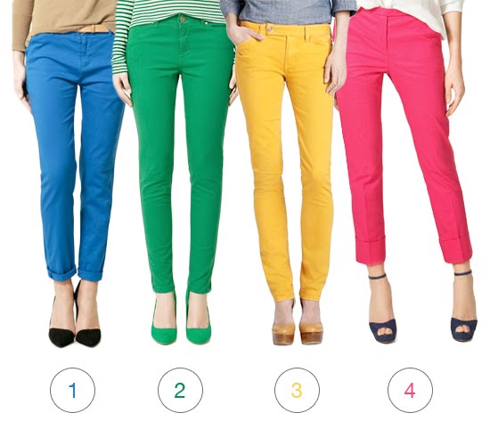 SAMUEL GREEN STYLE: Colored Bottoms