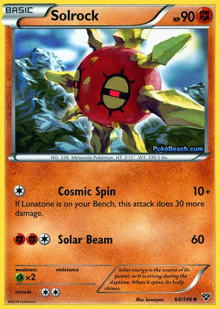 Solrock -- Pokemon X and Y Card Review | PrimetimePokemon's Blog