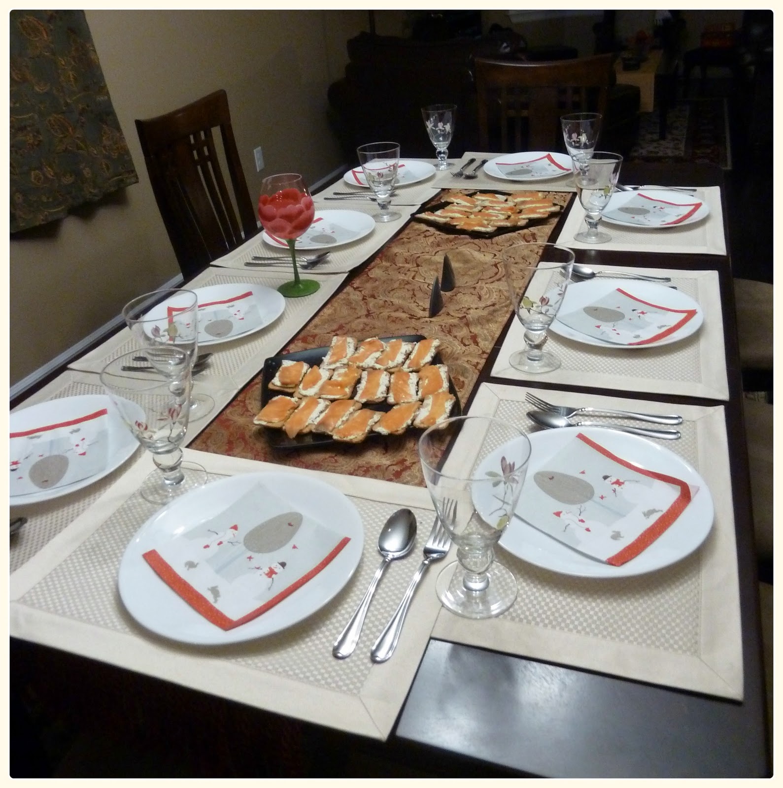 Allie's Changing Kitchen: Our 'Healthy Ladies' Dinner Party