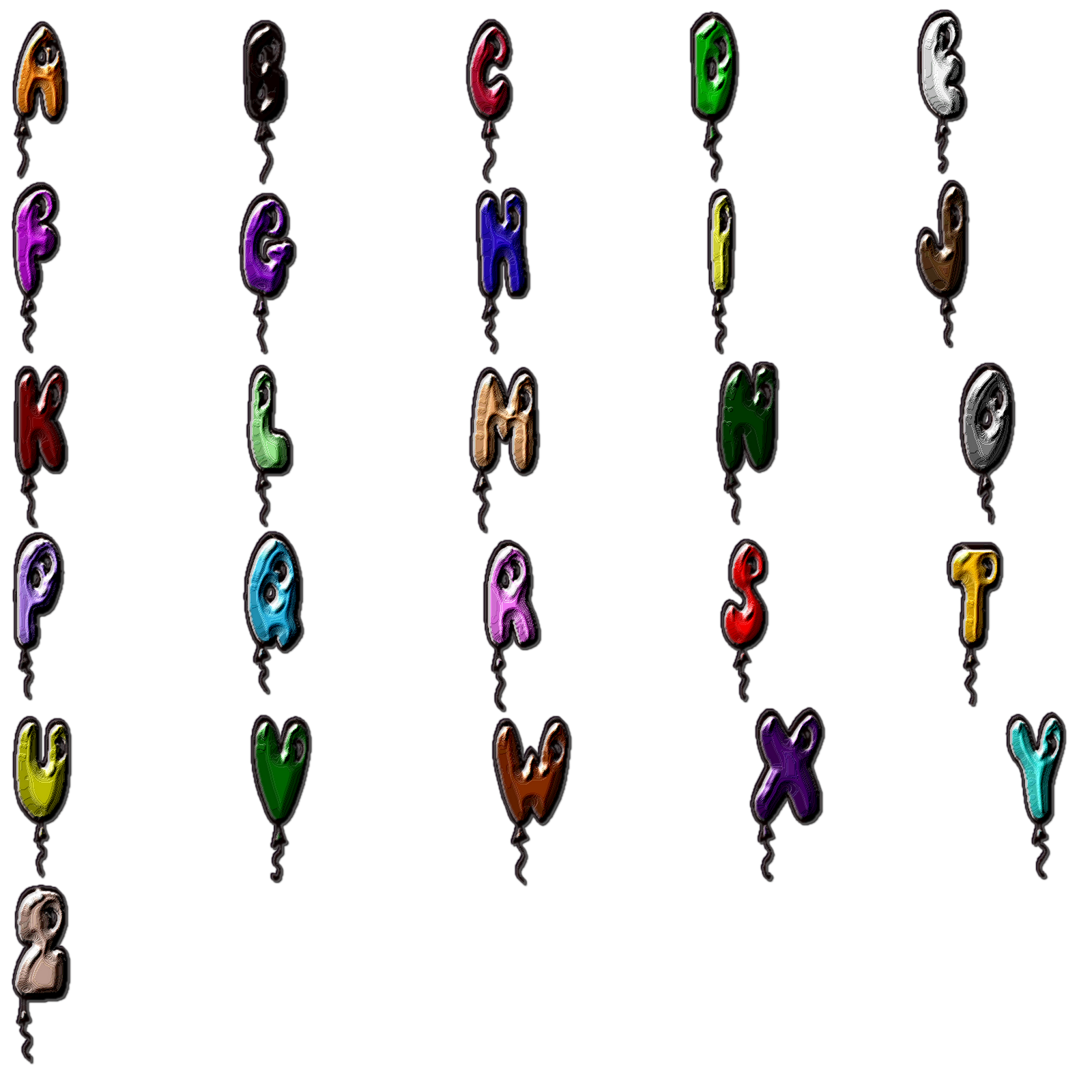 Debra's Creative World: Alpha Balloons