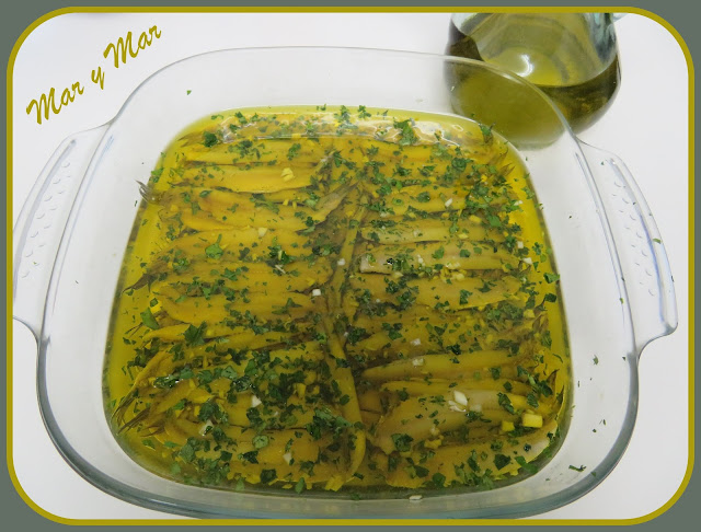 MAR Y MAR : BOQUERONES (BOCARTES) EN VINAGRE