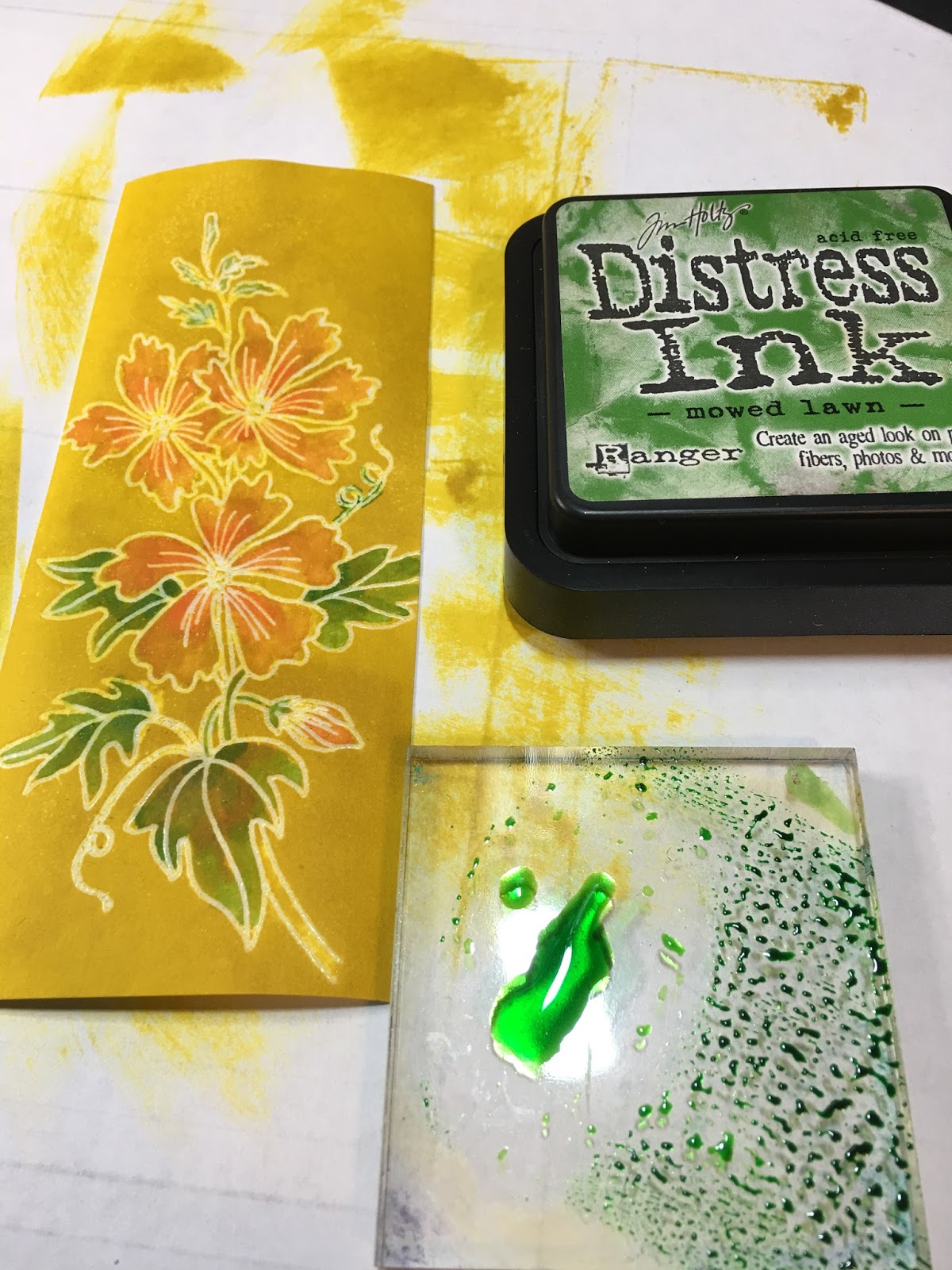 Backporch: Technique of the Week: Distress Ink Lifting