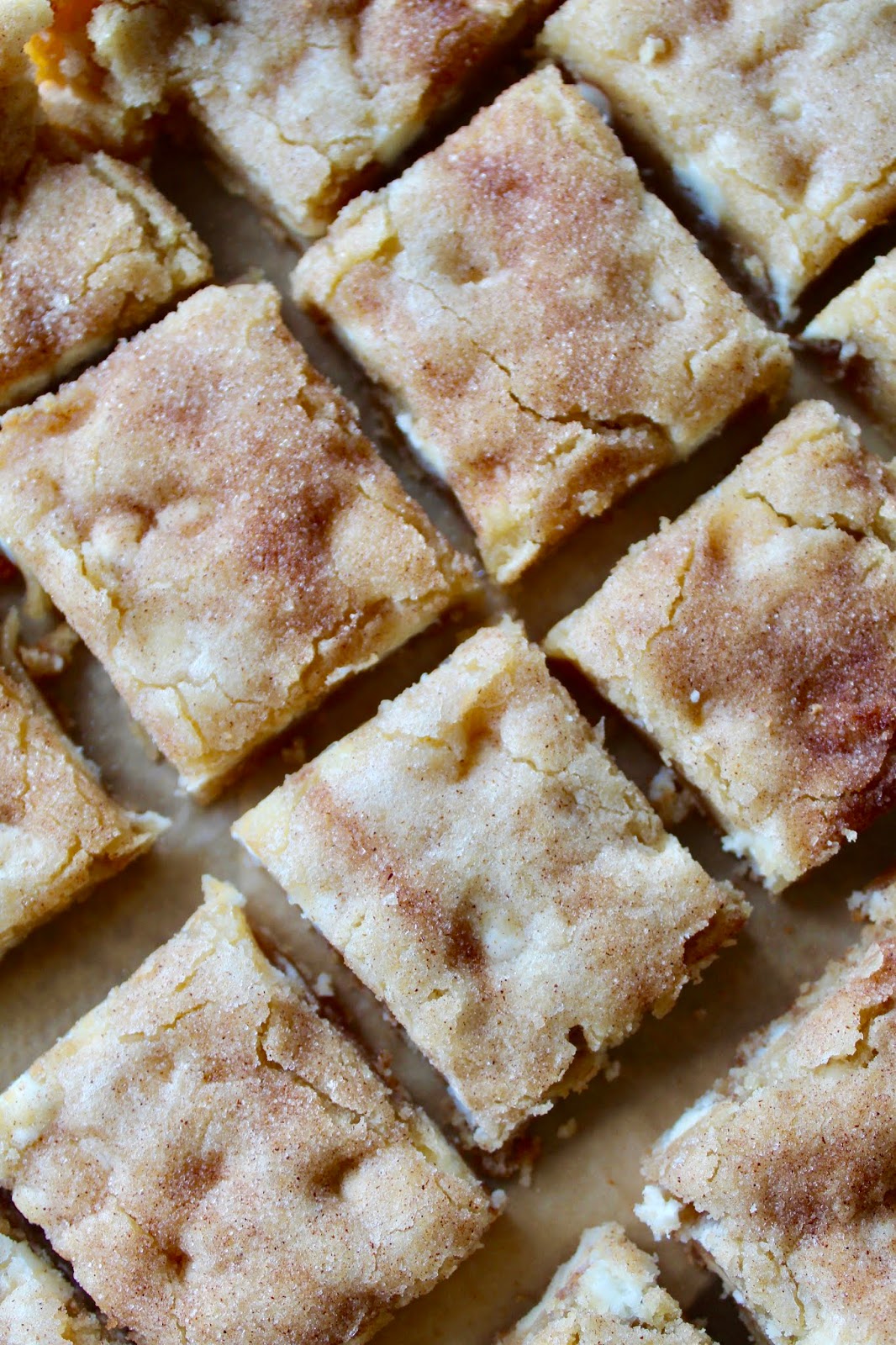 White Chocolate Snickerdoodle Bars