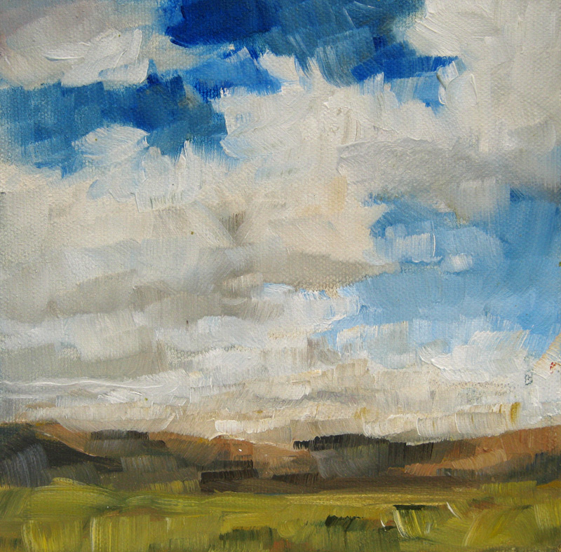 Daily Paintings by Melanie: Open Sky - Landscape Painting by Melanie ...