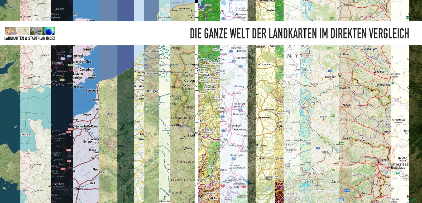 Landkarten und Stadtplan Index - Die ganze Welt der Landkarten im ...