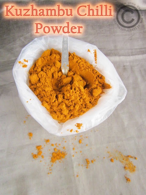 VIRUNTHU UNNA VAANGA: KUZHAMBU MILAGAI PODI I HOMEMADE KUZHAMBU CHILLI ...