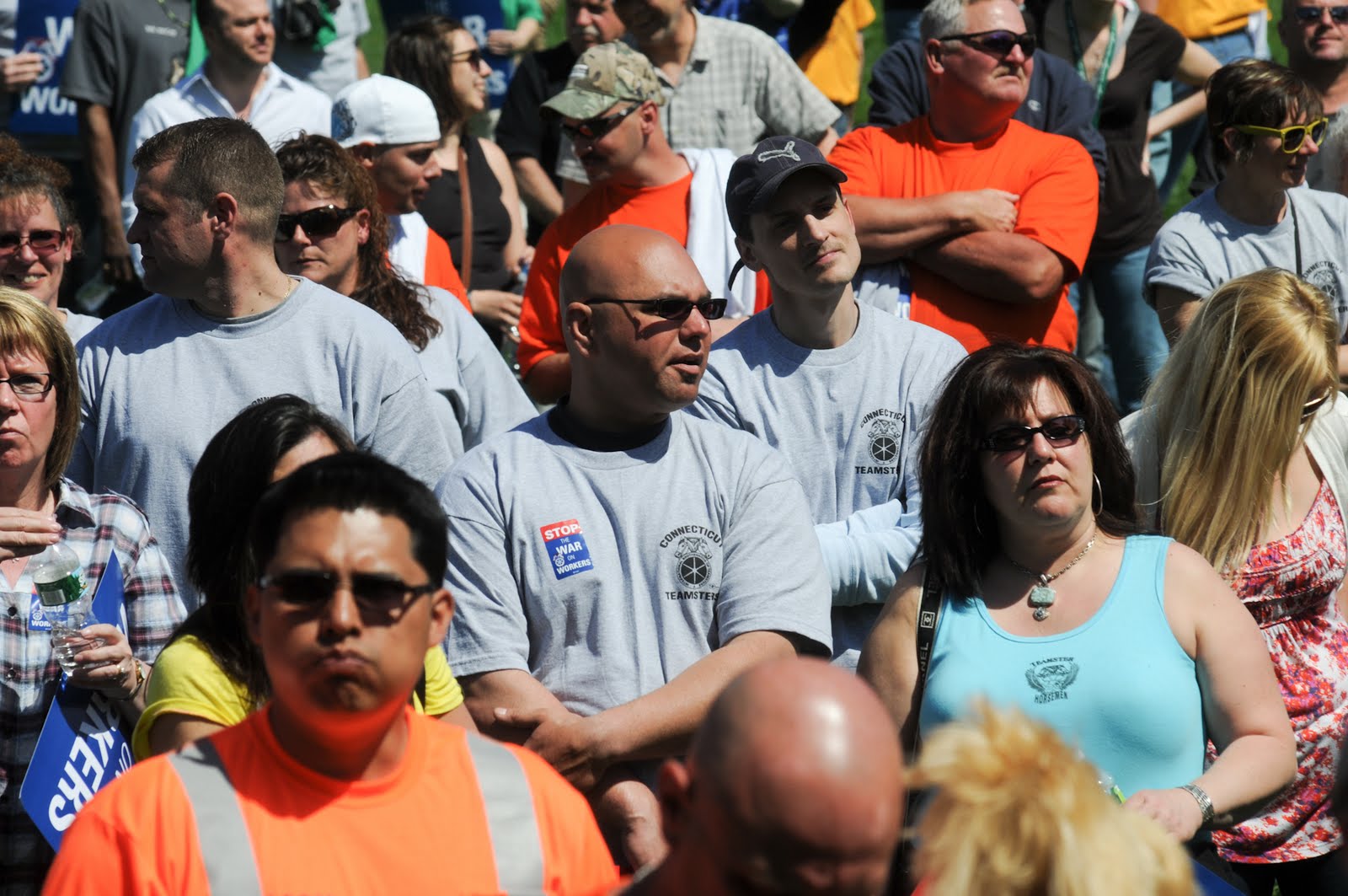 Teamster Nation: CT Teamsters get something going at May Day rally