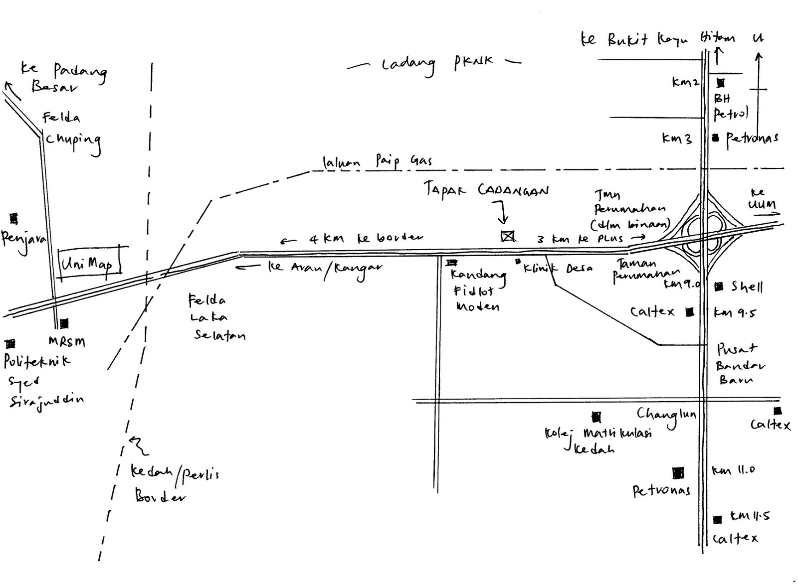 EMAS WARISAN: TANAH PETROL PAM TEPI HIWAY CHANGLUN-KUALA PERLIS