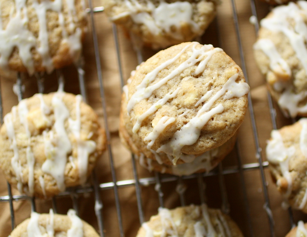 Lemon-Cardamom White Chocolate Cookies - Chipa by the Dozen