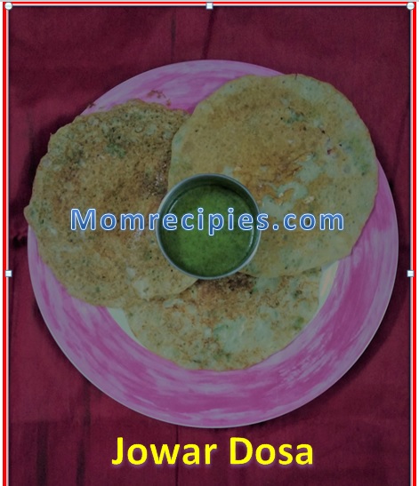 Mom's Recipies: Instant Jowar Dosa / Jonna Dosa /Jowar Dosa / Sorghum Dosa