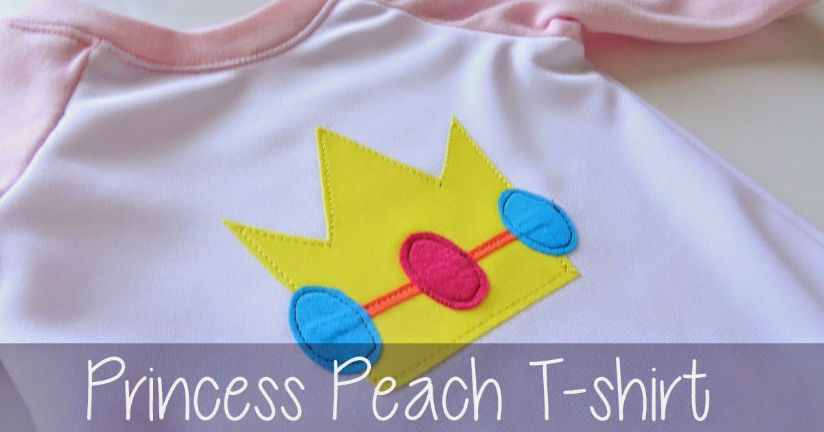 Princess Peach T-shirt Applique & Tutorial | Sew Simple Home