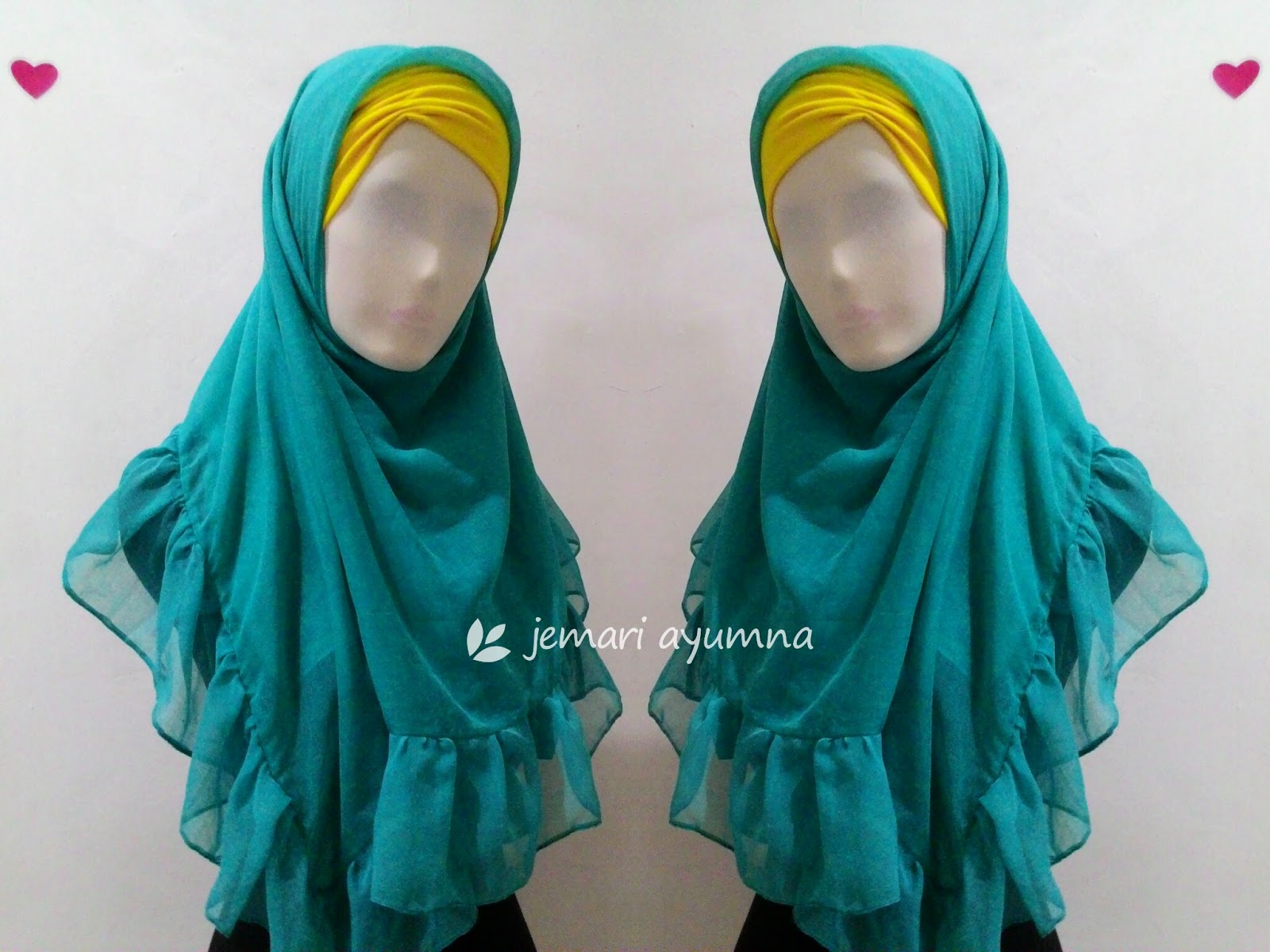 Membuat Ciput Kerut dari Dalaman Jilbab Lama - Jemari Ayumna