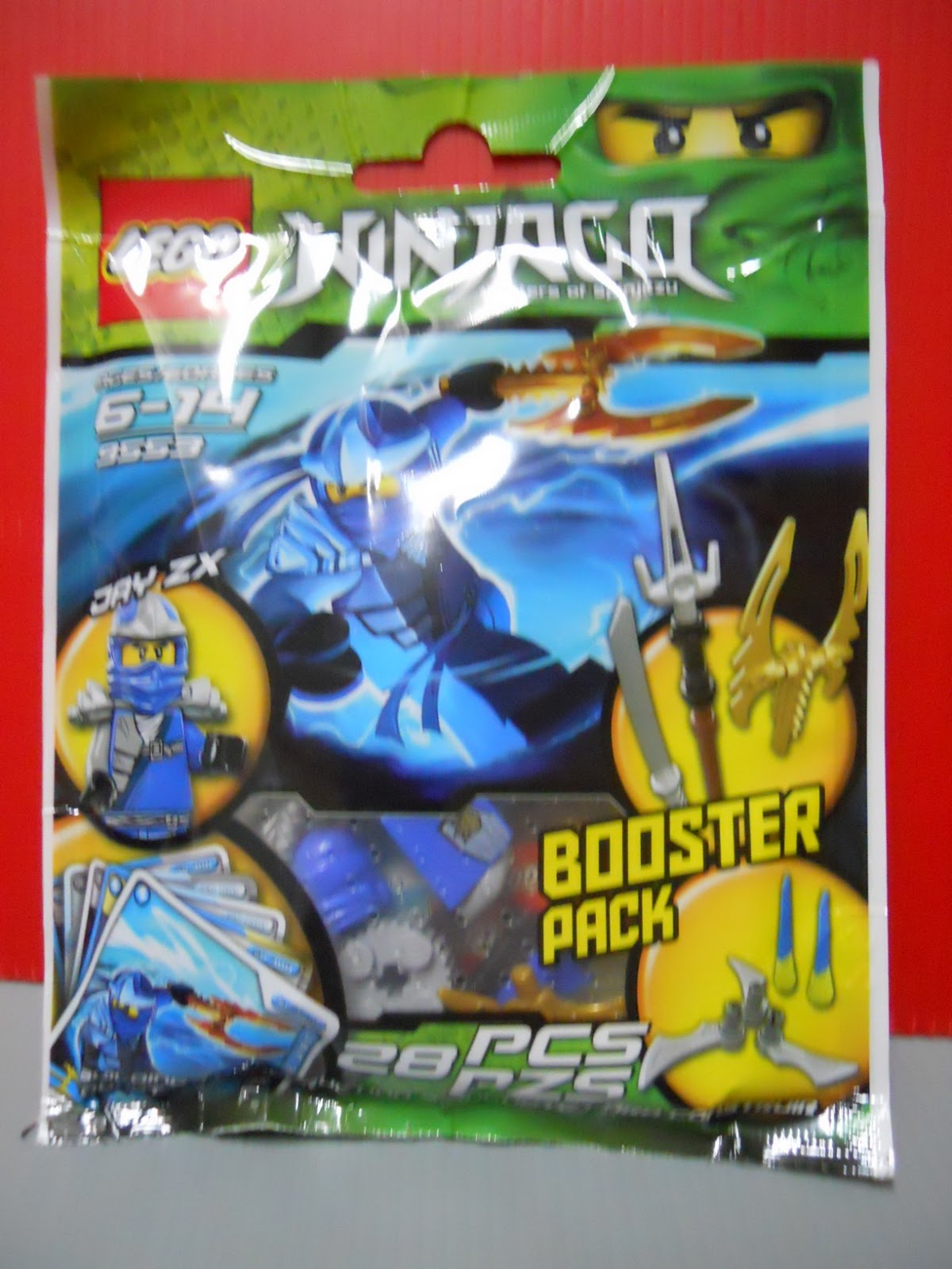 Dexters Diecasts (DexDC): LEGO Ninjago Booster Pack #9553 ~ JAY ZX