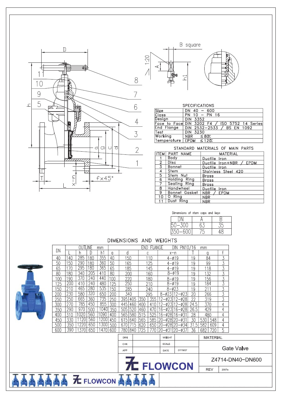 Anugerah Pertiwi: Flowcon Resilient Seated Gate Valve