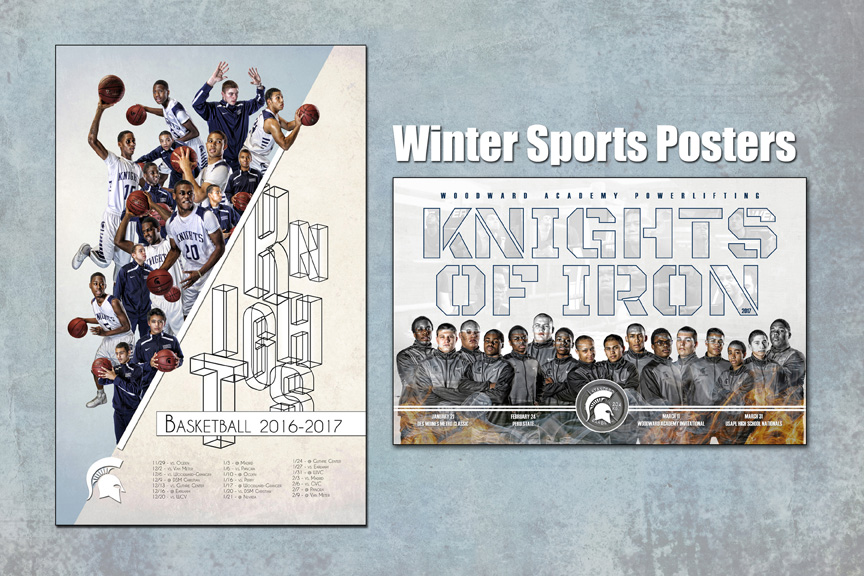 Woodward Academy Knights: Winter Sports Posters 2016-2017 // Basketball ...